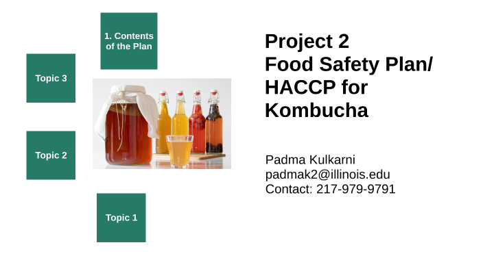Kombucha HACCP plan by Padma Kulkarni on Prezi