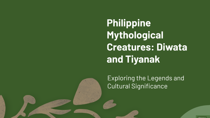 Philippine Mythological Creatures: Diwata and Tiyanak by Mikaella ...