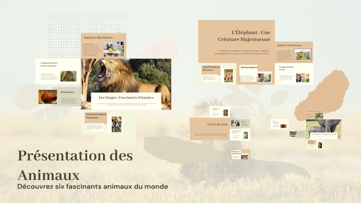 Présentation des Animaux by Sunniee Niee on Prezi