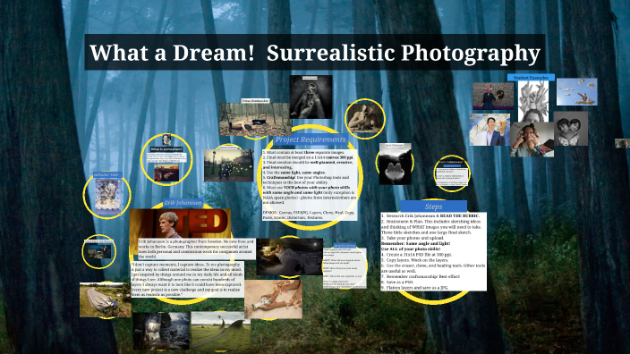 2023 What a Dream! Surrealistic Photography by Melanie Rapp on Prezi