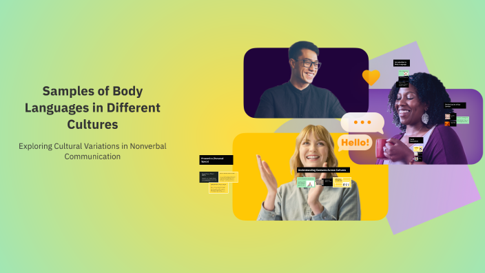 Samples of Body Languages in Different Cultures by Ekrem Solak on Prezi