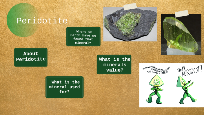Chemical Composition Mineral of Peridotite Presentations by Hung Vu on ...