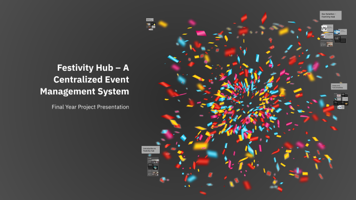 Festivity Hub – A Centralized Event Management System by Zain Hassan on Prezi