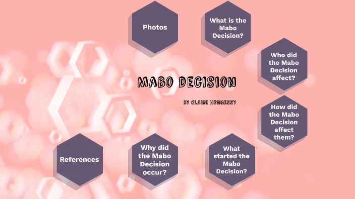 Claire's Mabo Decision Presentation by Daniel Summers on Prezi