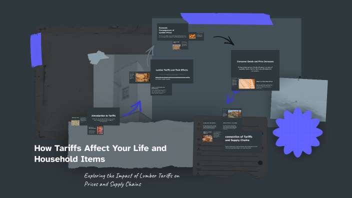 How Tariffs Affect Your Life and Household Items by SM - 08LA 910262 ...