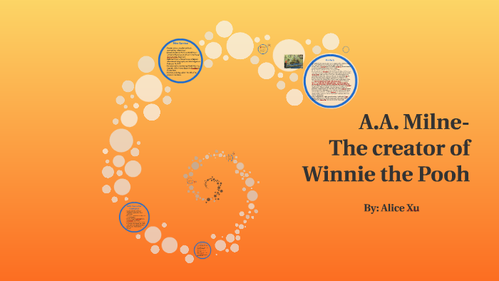 A.A. Milne- The creator of Winnie the Pooh by Alice Xu on Prezi
