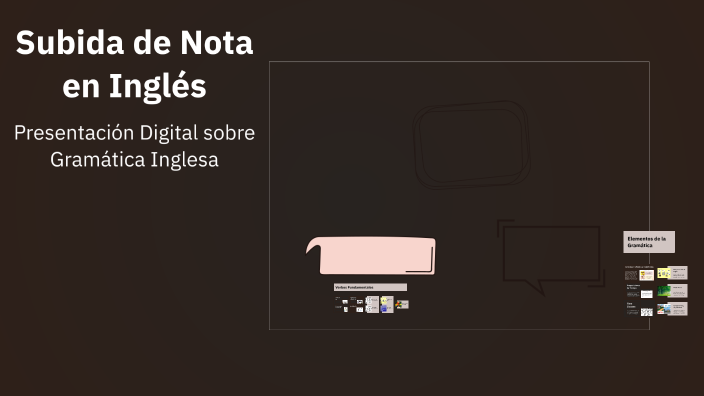 Subida de Nota en Inglés by Pablo Sanchez Falcó on Prezi