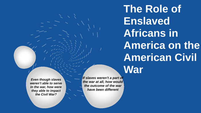 Role of Enslaved Africans in America in The American Civil War by Lilah ...
