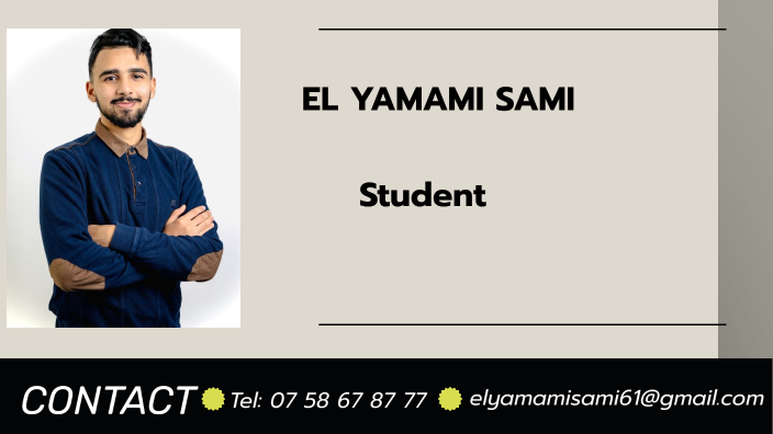 SAMI CV by Sami EL yamami on Prezi