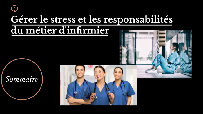Gérer le stress et les responsabilités du métier d'infirmier by Camille ...
