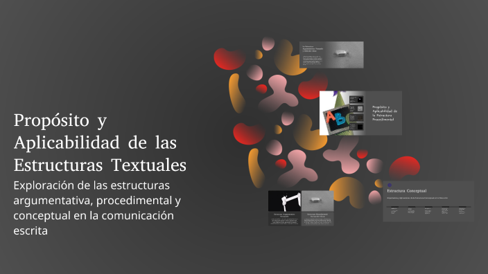Propósito y Aplicabilidad de las Estructuras Textuales by nicolas ...