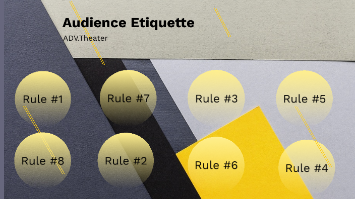 Audience Etiquette by Kylie Richards on Prezi