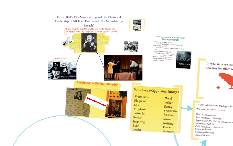 Rhetorical Leadership and "I've Been to the Mountaintop" by Chris ...