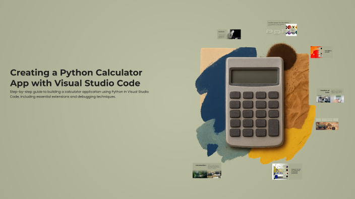 Creating a Python Calculator App with Visual Studio Code by Besong ...