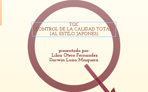 TQC CONTROL DE LA CALIDAD TOTAL by Johanna Escorcia Otero on Prezi