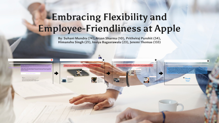 Embracing Flexibility and Employee-Friendliness at Apple by SUHANI MUNDRA on Prezi