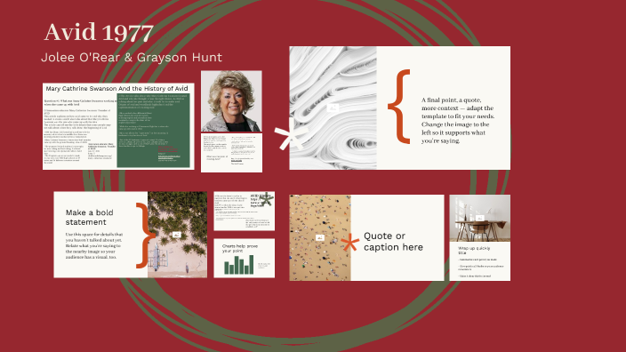 Avid History Project-Mary Catherine Swanson- Jolee Orear, Grayson hunt by Jolee Orear on Prezi