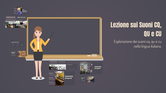 Lezione sui Suoni CQ, QU e CU by Viola Fricano on Prezi