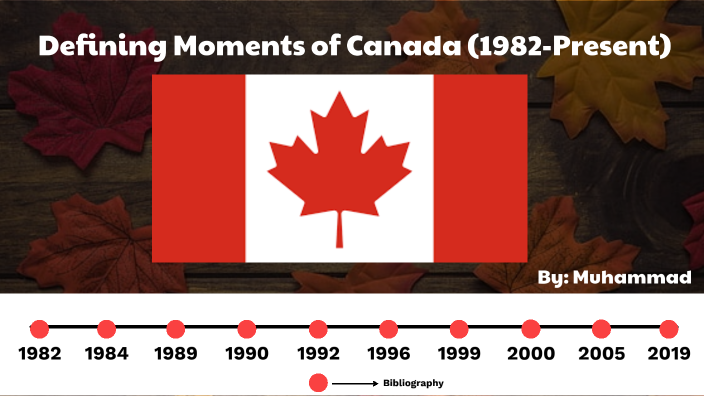 Defining Moments of Canada (1982-Present) by Muhammad Wasif - Robert H ...