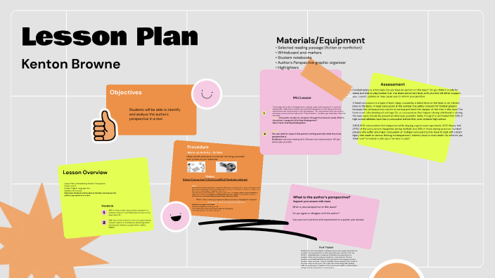 Prezi Lesson Plan by Kenton Browne on Prezi