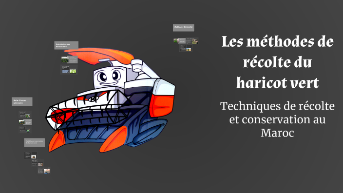 Les méthodes de récolte du haricot vert by abdelilah idnassir on Prezi