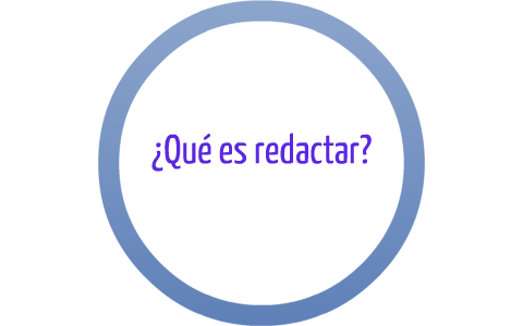 ¿qué es redactar? by Gina Mejia on Prezi