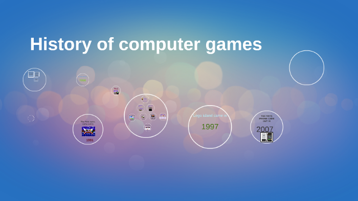 History of computer games by darcie harrison on Prezi