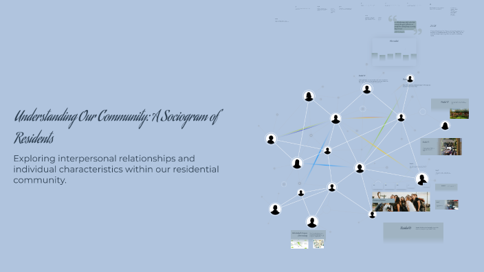 Understanding Our Community: A Sociogram of Residents by kaitlin suber ...
