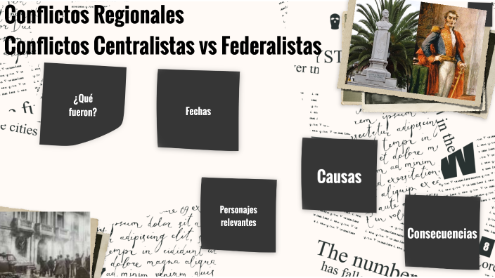 Conflictos regionales y conflictos centralistas y federalistas. by Jalmoon on Prezi