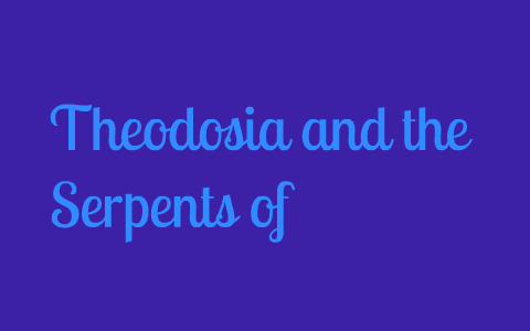 Theodosia and the Serpents of Chaos by britt rabe on Prezi