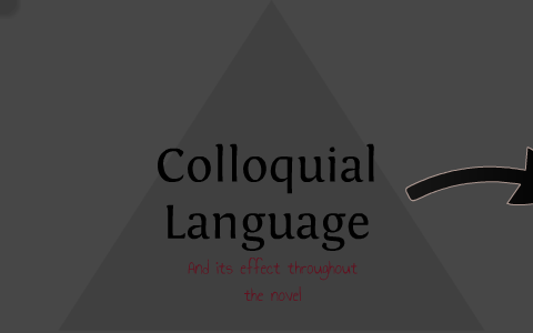 Colloquial Language and its effect by justyna surowiec on Prezi