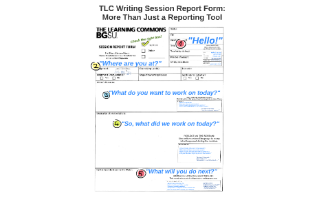 TLC Writing Session Report Form by Mila P on Prezi