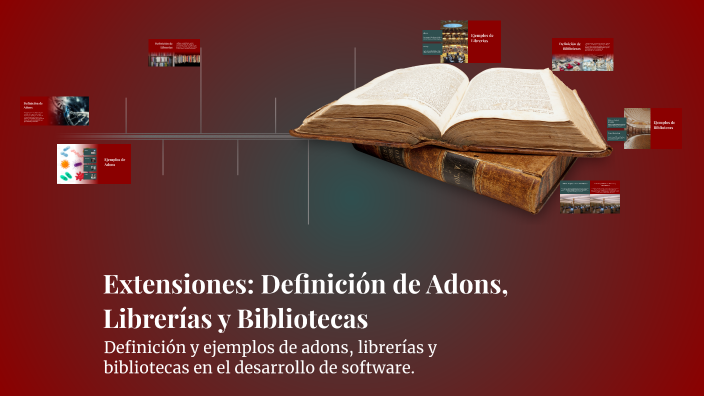 Extensiones: Definición de Adons, Librerías y Bibliotecas by Jared ...