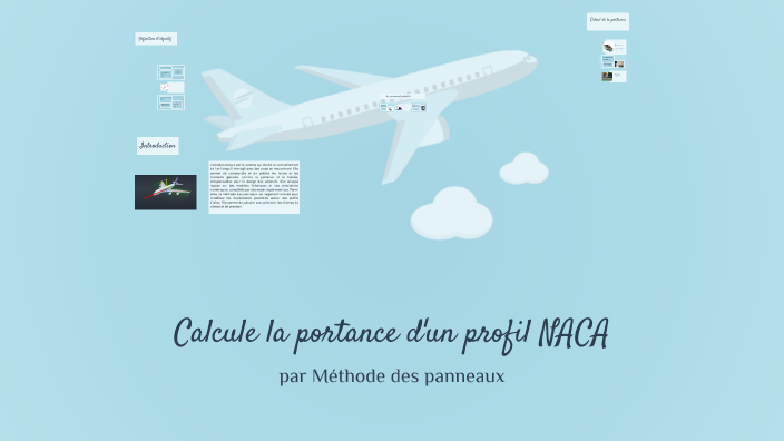 Calcule la portance d'un profil NACA by Issa Rezaiguia on Prezi
