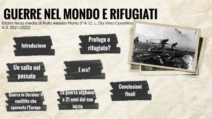 guerre nel mondo e rifugiati by Gaia Rollo on Prezi