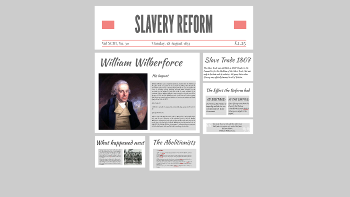 SLAVERY REFORM by on Prezi