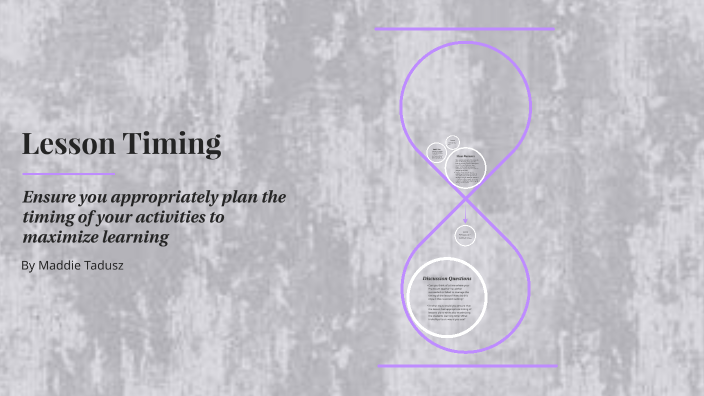 Lesson Timing by Madison Tadusz on Prezi