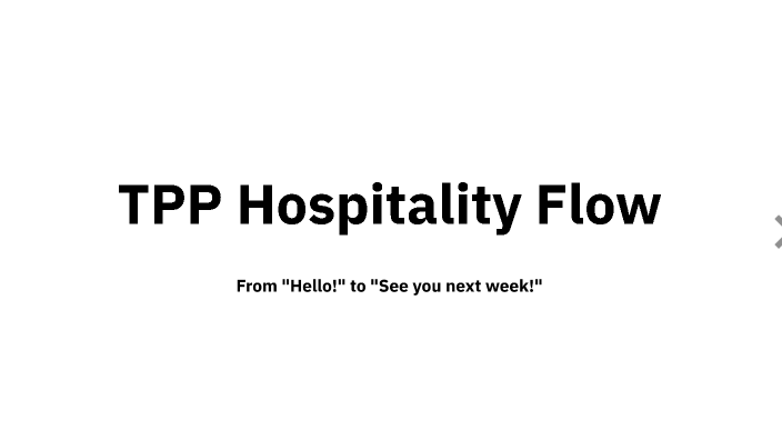Hospitality Flow Chart 2024 by John McSharry on Prezi