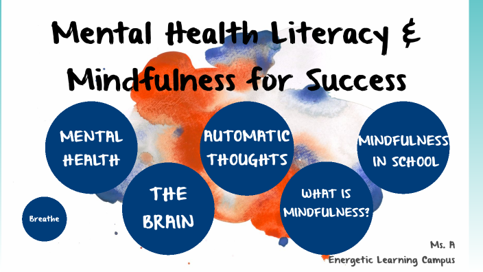Mental Health Literacy & MINDFULNESS FOR SUCCESS by Crystal Anielewicz