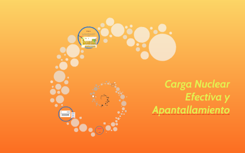 Carga Nuclear Efectiva y Apantallamiento by on Prezi