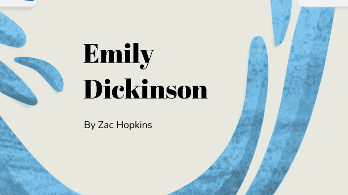 Emily Dickinson Timeline by Zac Hopkins on Prezi