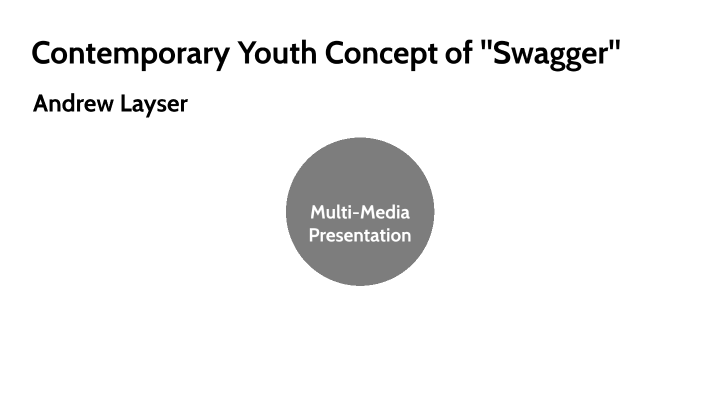 Contemporary Youth Concept of "Swagger" by Andrew Layser on Prezi
