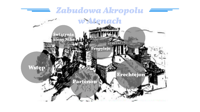 Zabudowa Akropolu w Atenach by Angelika Wojtas
