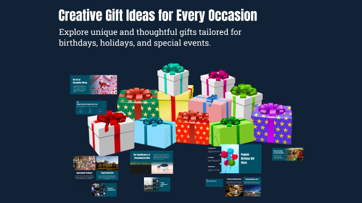 Creative Gift Ideas for Every Occasion by Laura Liu on Prezi