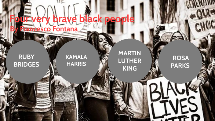 Ruby Bridges, Kamala Harris, Rosa Parks, Martin Luther King by ...