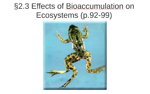 §2.3 Effects of Bioaccumulation on Ecosystems by John Buchanan on Prezi