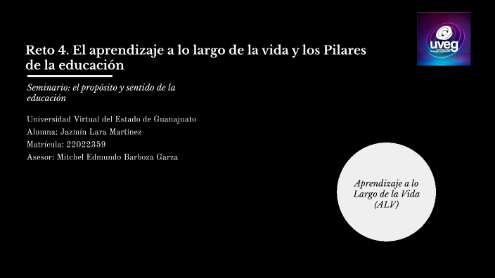 Reto 4. El aprendizaje a lo largo de la vida y los Pilares de la educación by Jaz Lara on Prezi