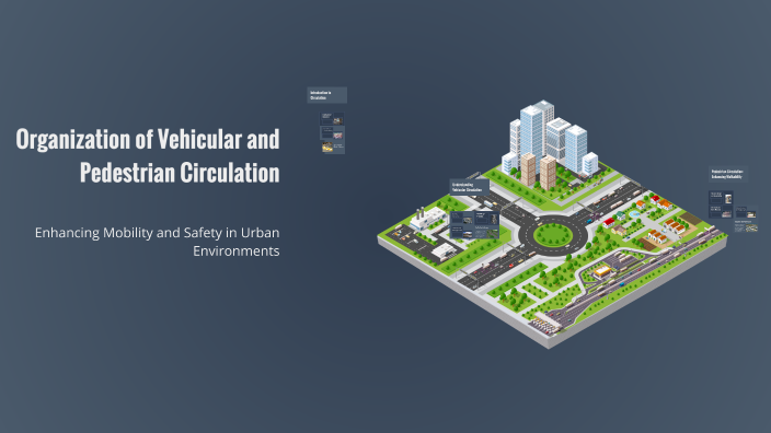 Organization of Vehicular and Pedestrian Circulation by manick varman ...
