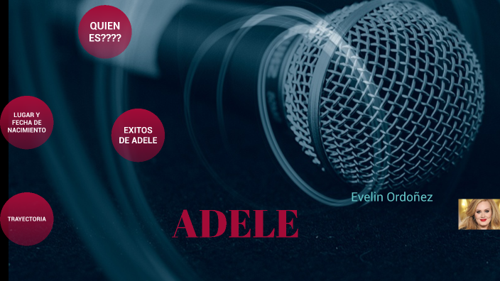 PRESENTACION DE ADELE by Marucha 24 on Prezi