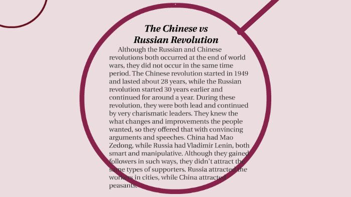The Chinese vs Russian Revolution by Sierra Thomson on Prezi